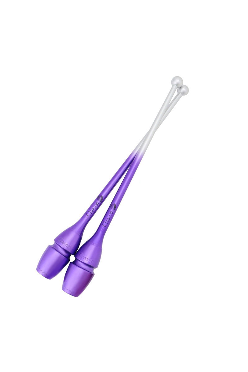 Rhythmic gymnastics Clubs Chacott Hi-Grip II 45 cm 777. Purple FIG | solodance.eu